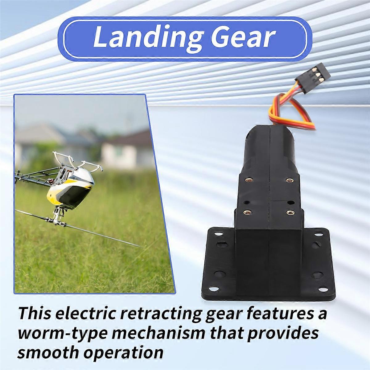 Electronic Landing Gear Aircraft Model Fixed Wing Worm Type Electric ...