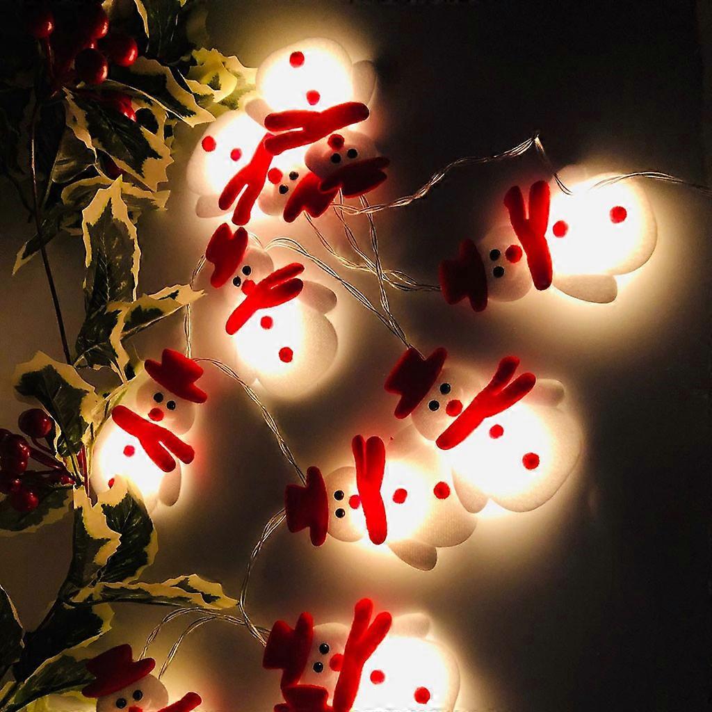 LED Christmas Snowman Strings Christmas Tree Holiday Party Decoration ...