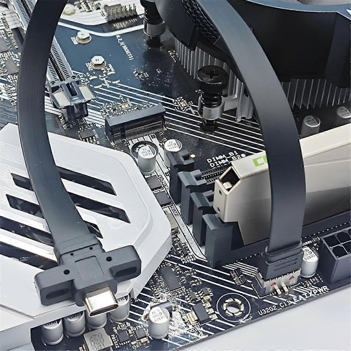 Connectors USB 3.2 Front Panel Extension Cable,GEN2x2 Baffle Cable TYPE ...