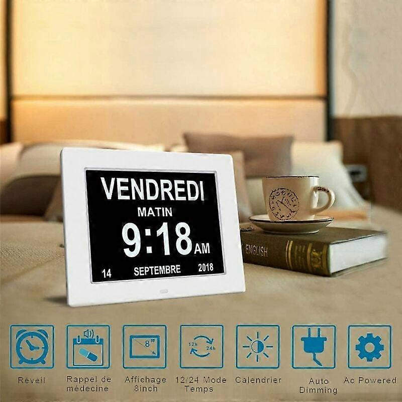Extra Large Digital Clock for Seniors, Personalized Display Modes 7 ...