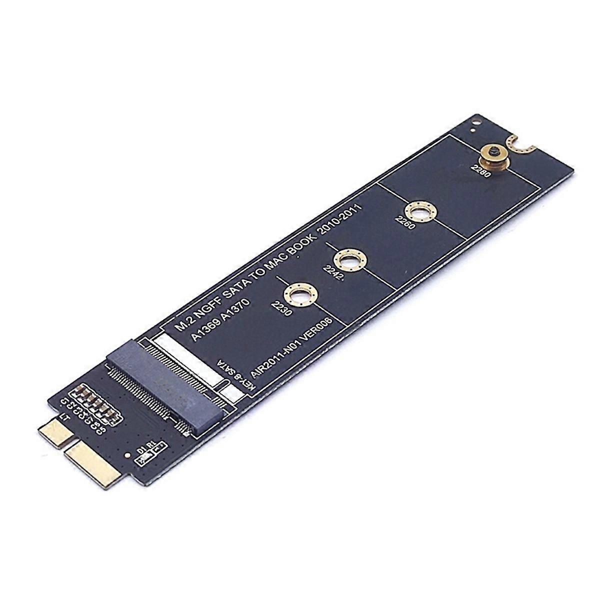 M.2 NGFF SATA SSD Adapter for 2010 2011 A1369 A1370 M2 SSD Converter ...