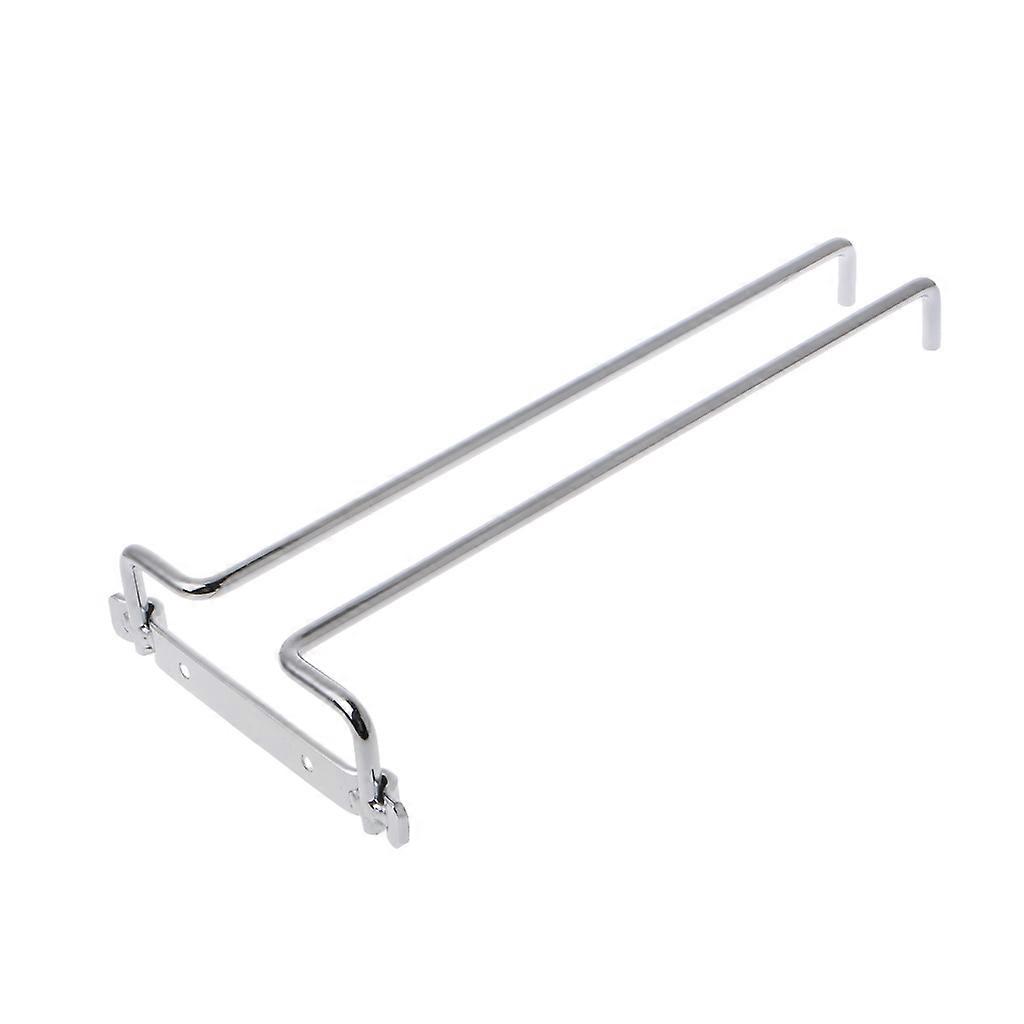 10-Inch Single Row Wine Glass Rack Wine Glass Holder Iron Stemware Rack ...