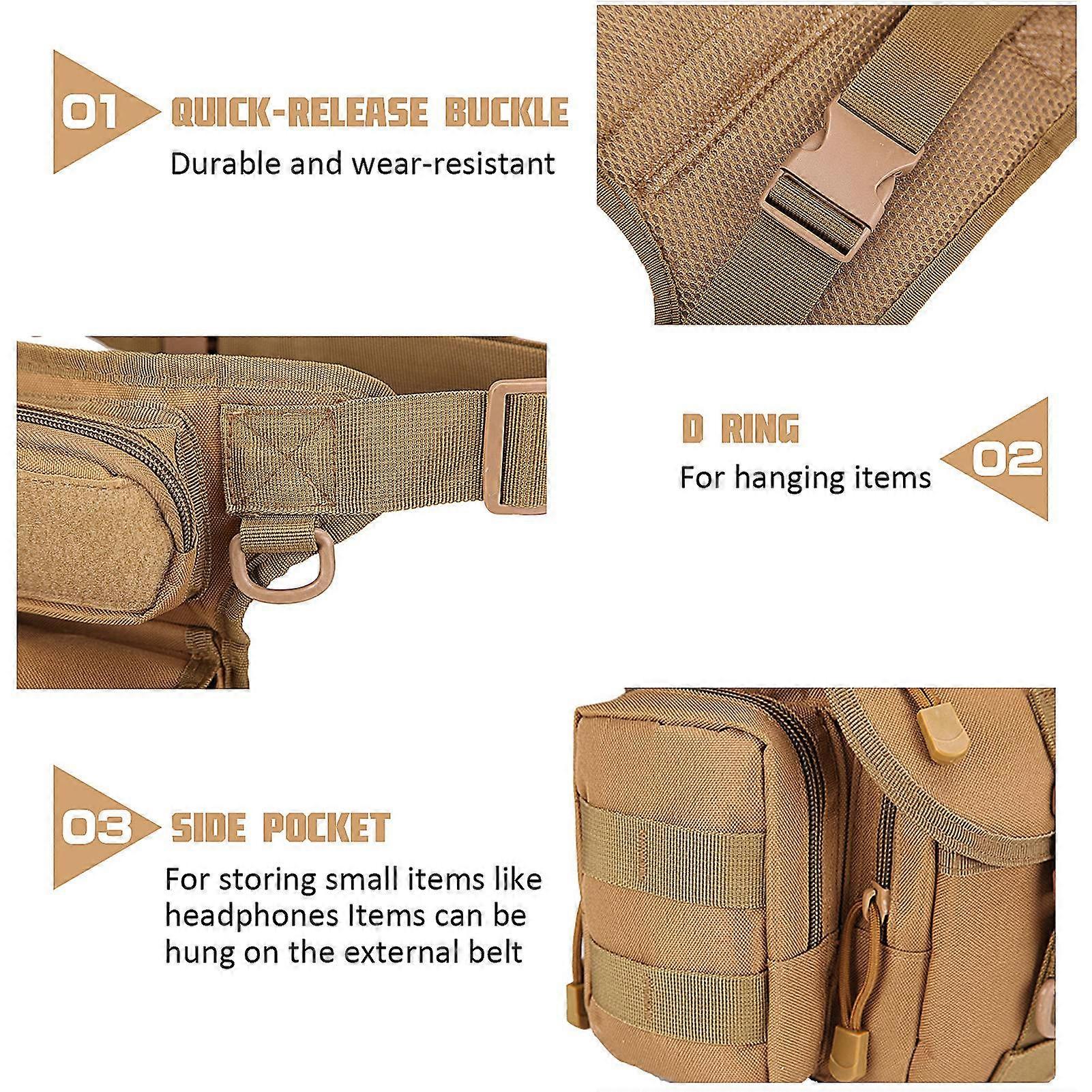 Drop Leg Bag Waterproof Thigh Waist Packs Pouch for Traveling Hiking ...