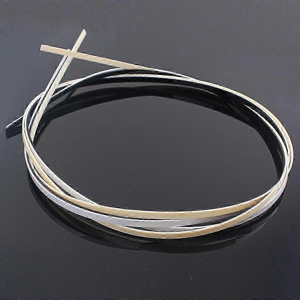3 Pieces Plastic Guitar/Electric Bass Edge Binding Purfling Strips ...