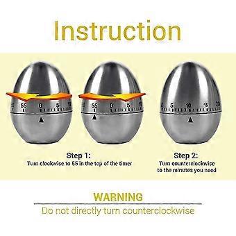 Turata Timepiece Short -term Knife Egg Kitchen Timer Egg -shaped Funny ...