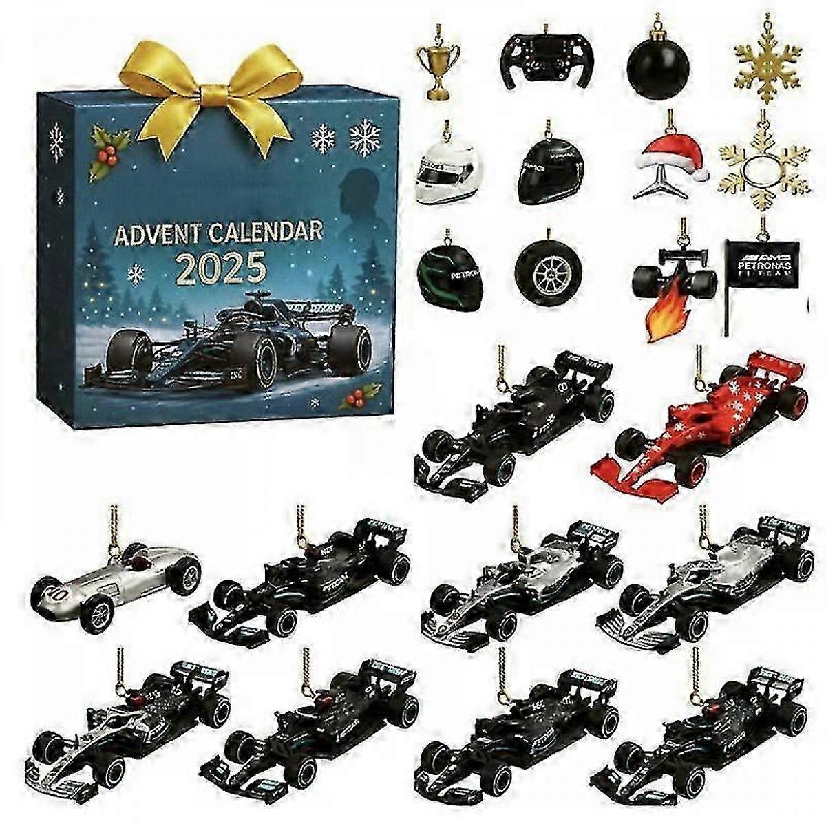 F1 Advent Calendar Advent Calendar Christmas Gift Racing Themed Blind ...