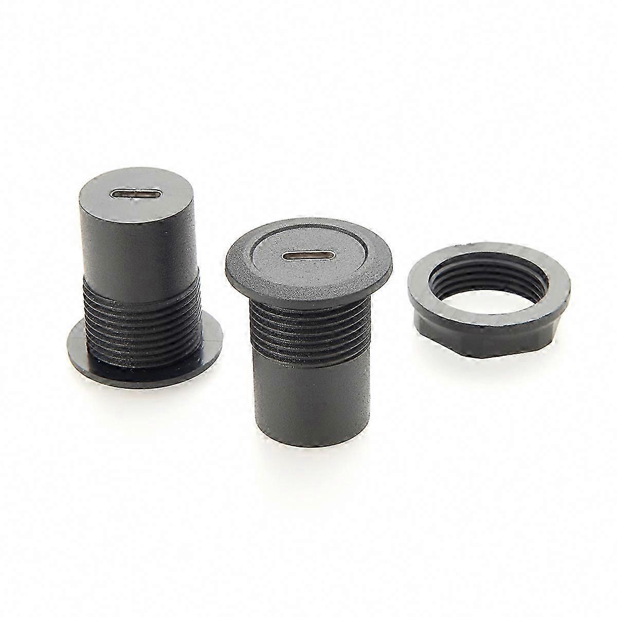 22mm USB C Panel Mount Adapter, USB C Female to Female Round Connector ...