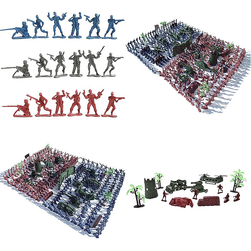 270 Pcs/lot Nostalgic Toy Soldier Kit Figures Military Army Men Sand ...