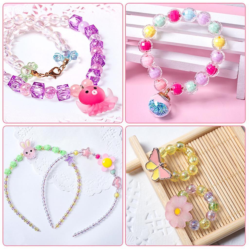 Perler sett for smykker gjør barn voksne barn lage diy halskjede ...