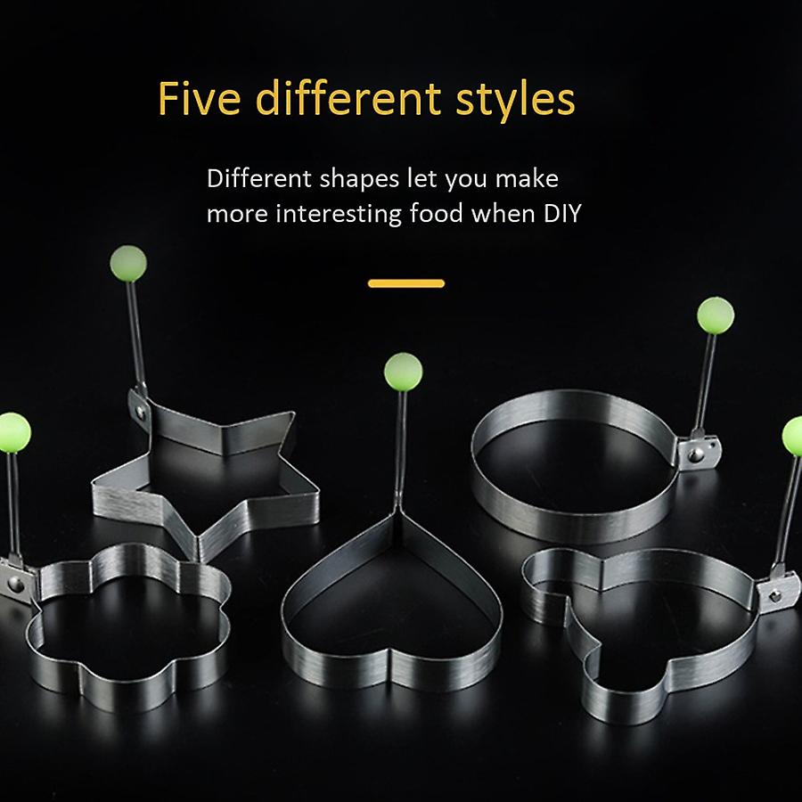 Fried Egg Molds, Pancake Mold Maker With Handle For Kids, Mold Non ...