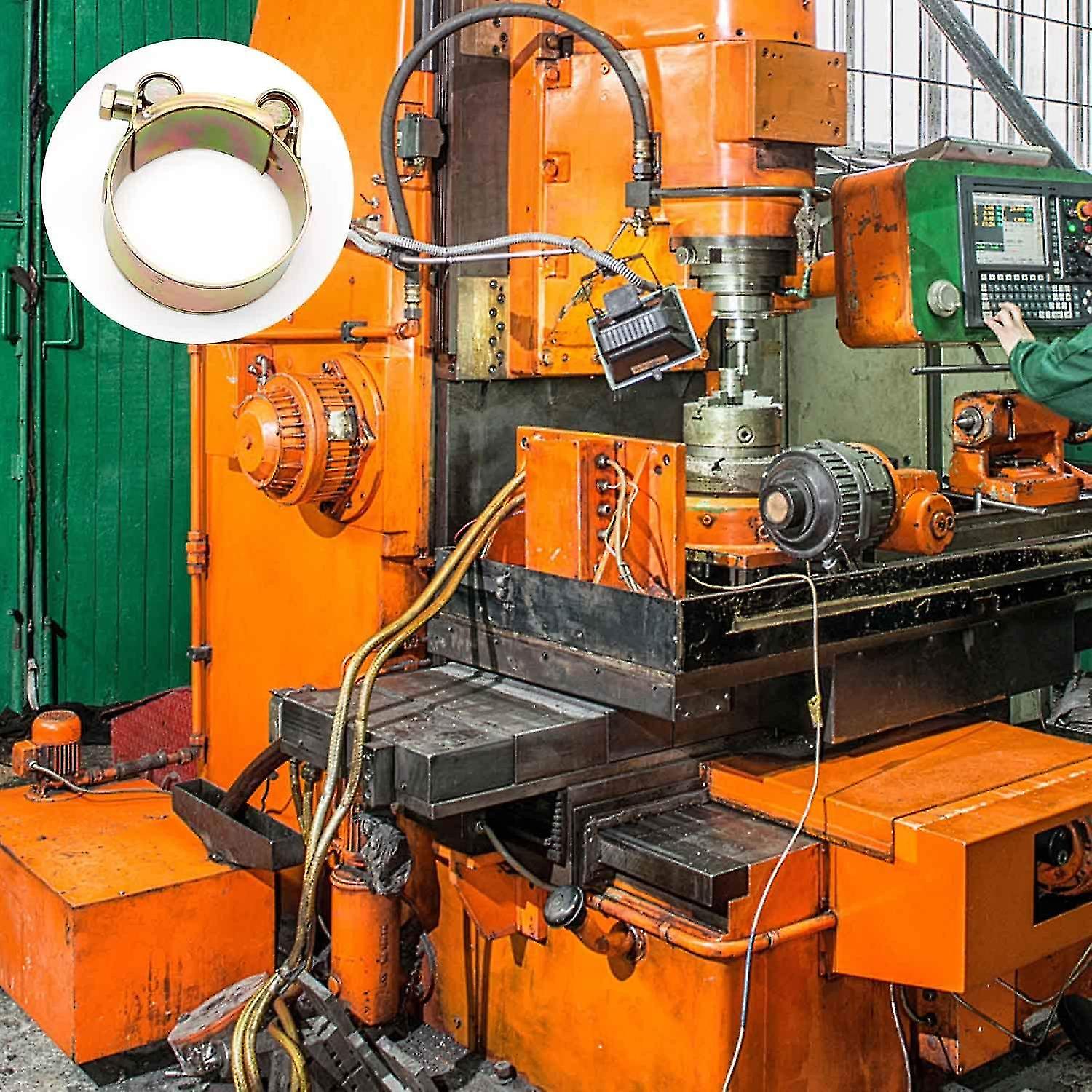 2pcs Stainless Hose Clamps,52-55mm Adjustable For High Pressure,solar ...