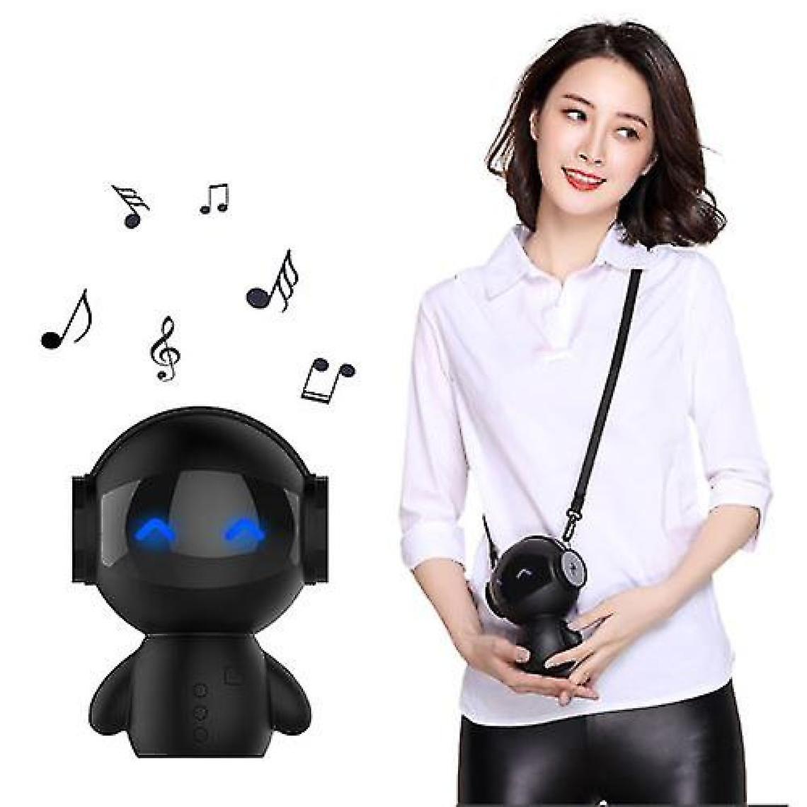 Mini Robot Speaker Bluetooth Speaker Center Support Tf Support | Fruugo IL