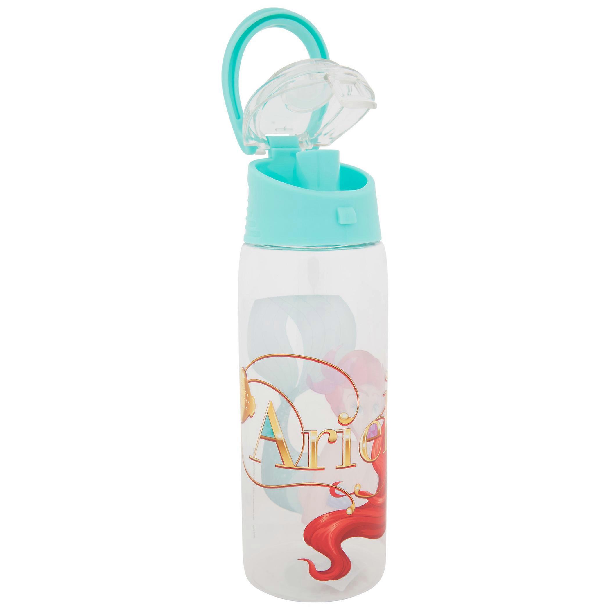 The Little Mermaid Ariel Lounging Flip-Top Water Bottle | Fruugo UK