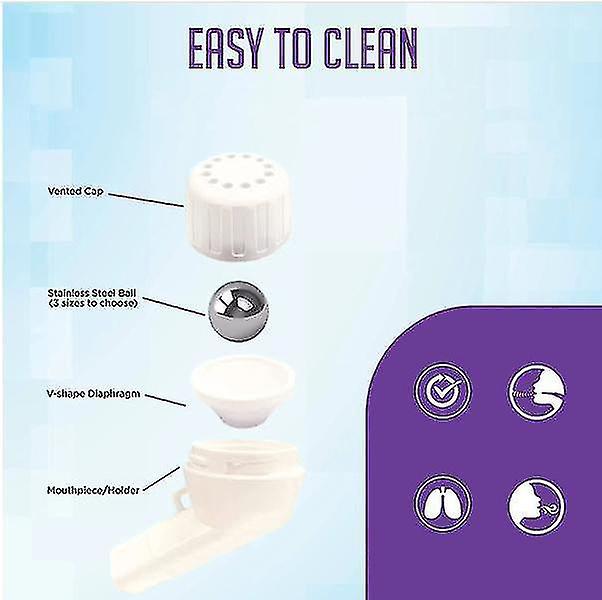 Power Breath Device Lung Exerciser Diaphragm Trainer Opep Imt Imst Copd ...