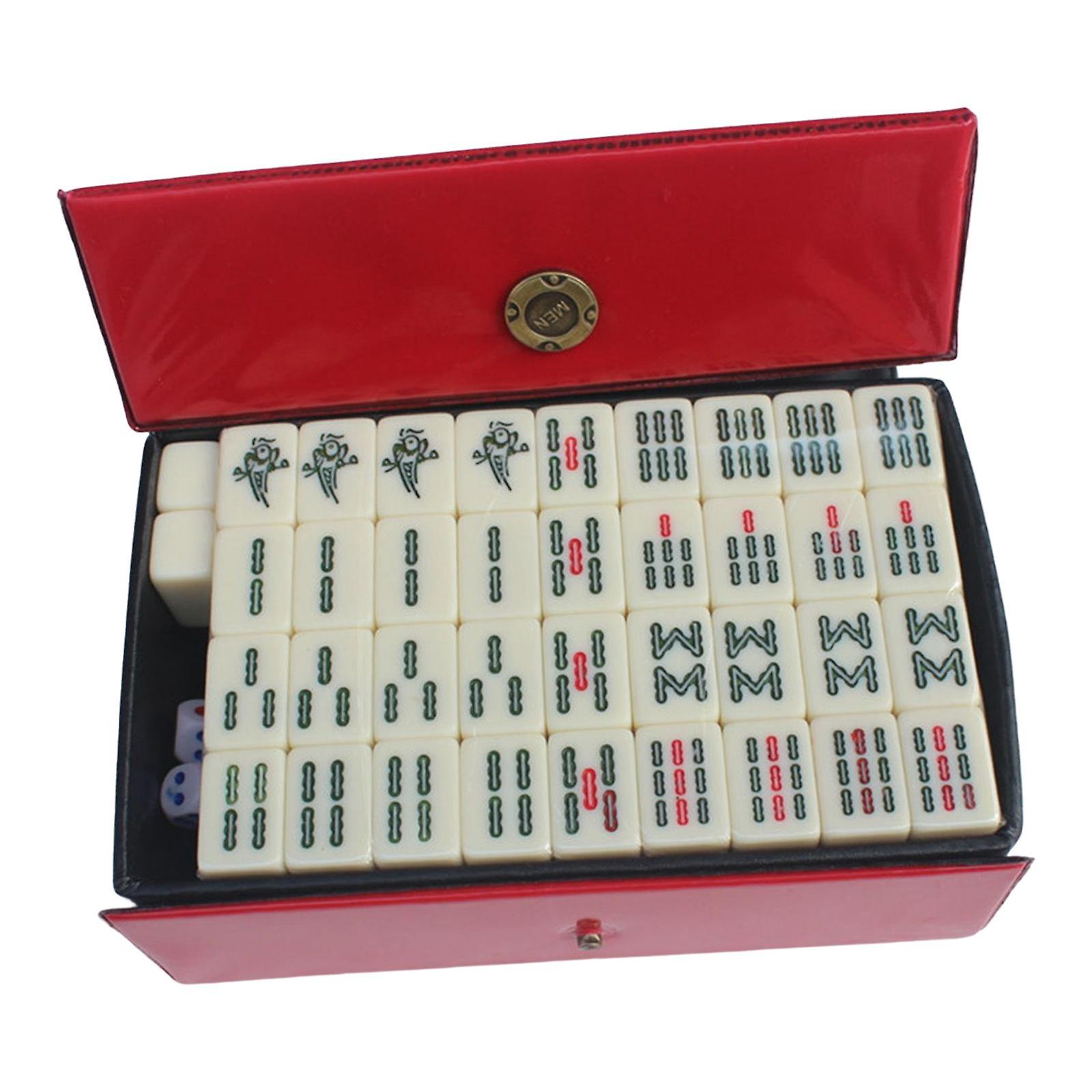 Mini Chinese Mahjong Game Set Board Game Maj Jongg, for family game ...