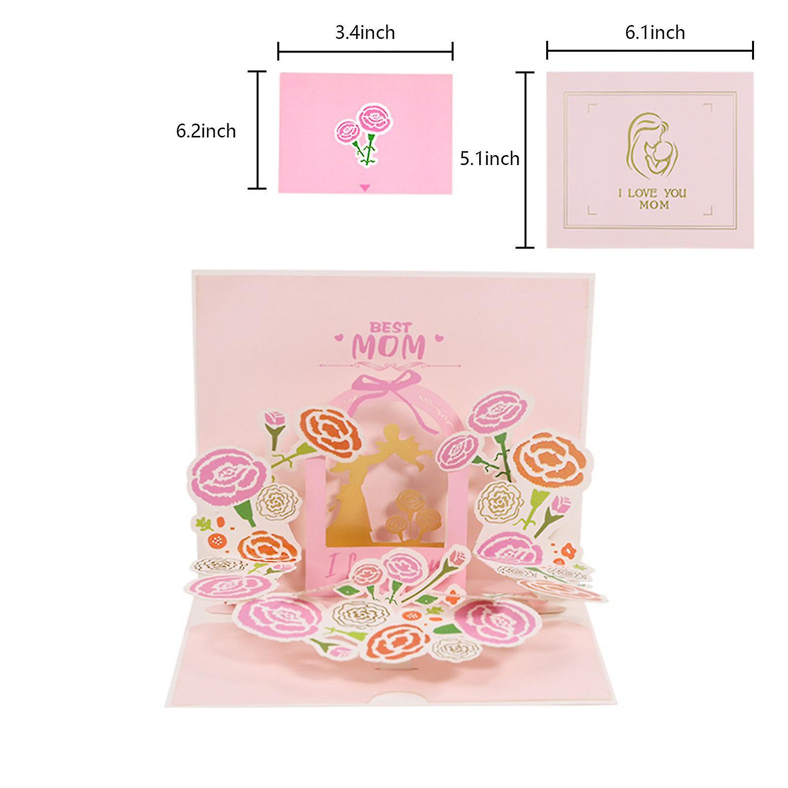 Seasonal & Holiday Decorations 3d Handmade Paper Greeting Card, Letter ...