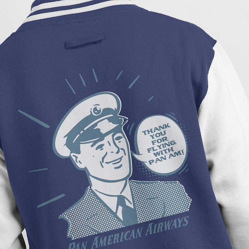 Pan Am Thank You For Flying With Pan Am Men's Varsity Jacket | Fruugo US