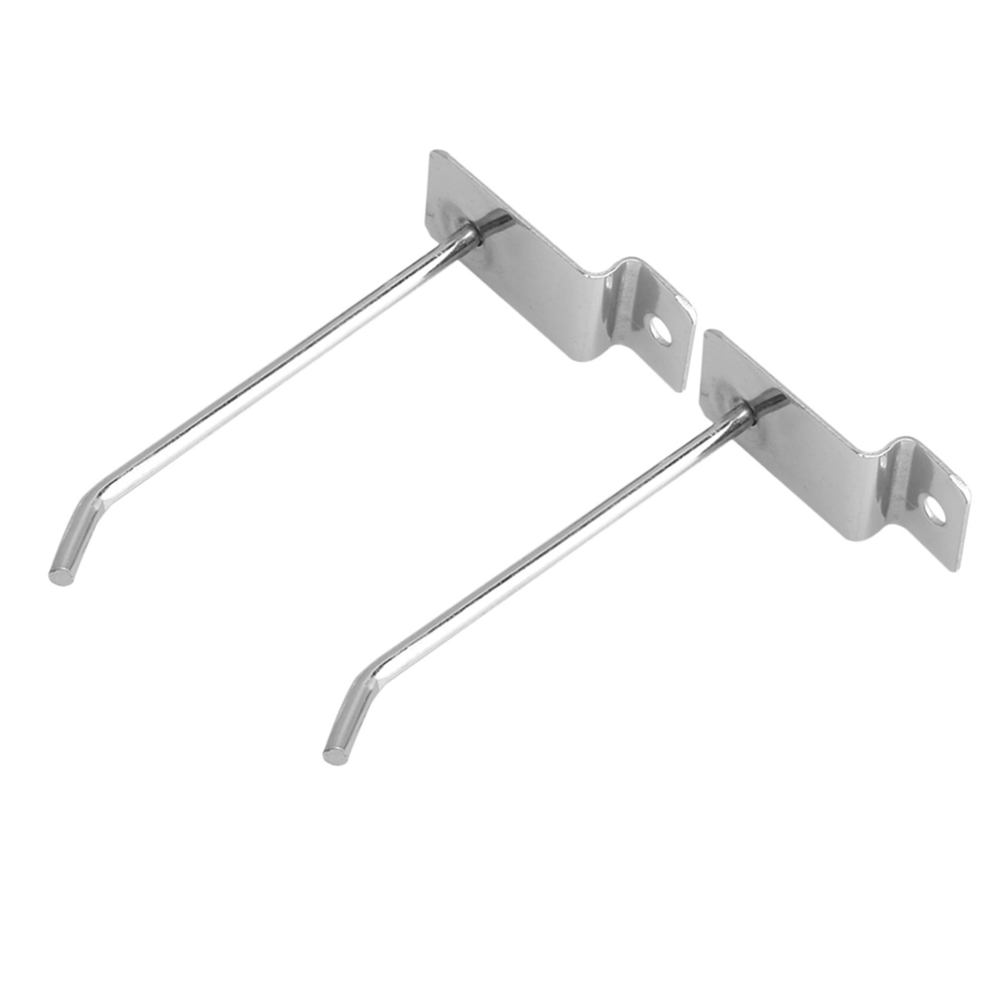 25 Pieces Slatwall Pin Arm Fitting Prong Hanger 10cm L Shop Display ...