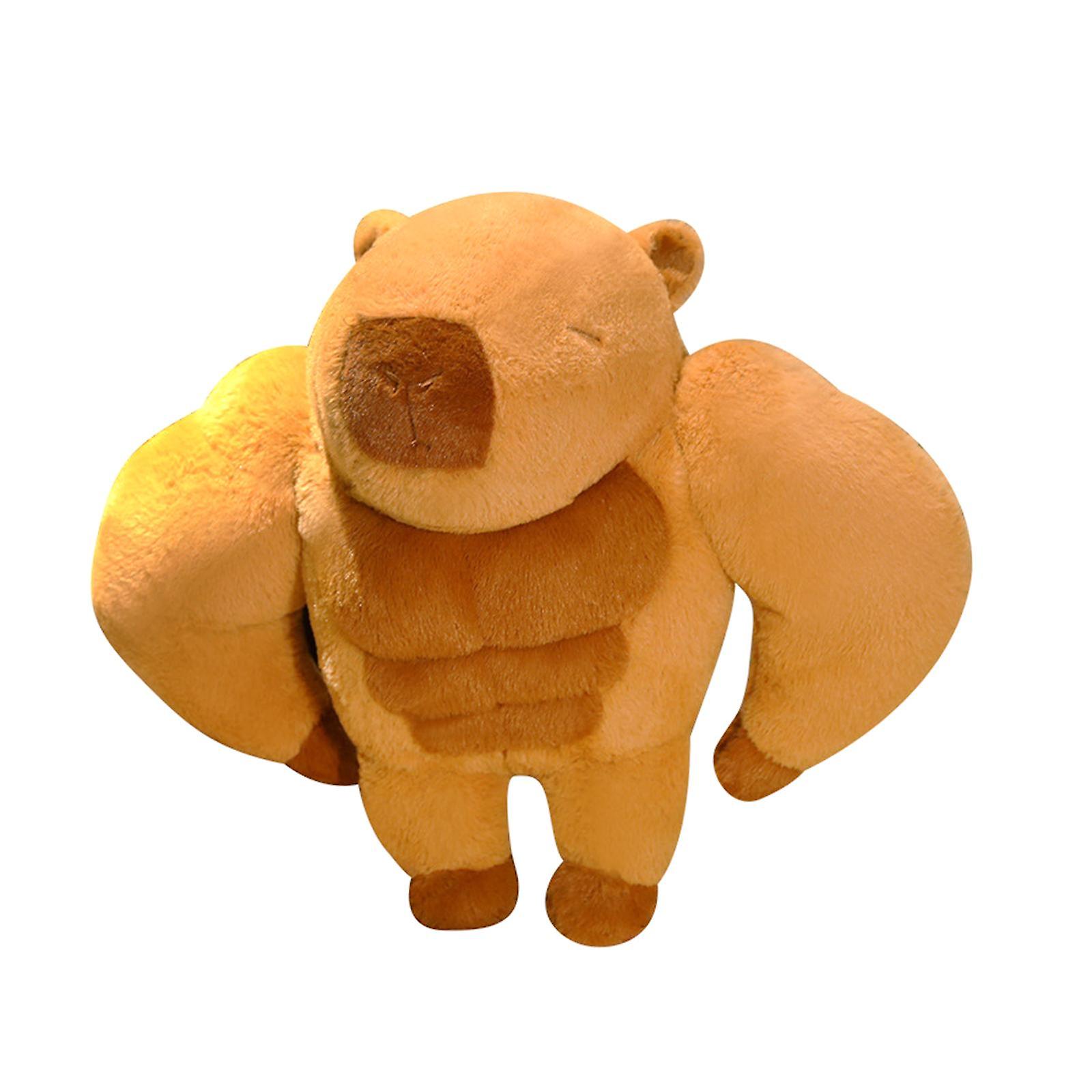 Muscle Capybara Plush Toy Capybara Doll Sofa Cartoon Stuffed Capybara ...