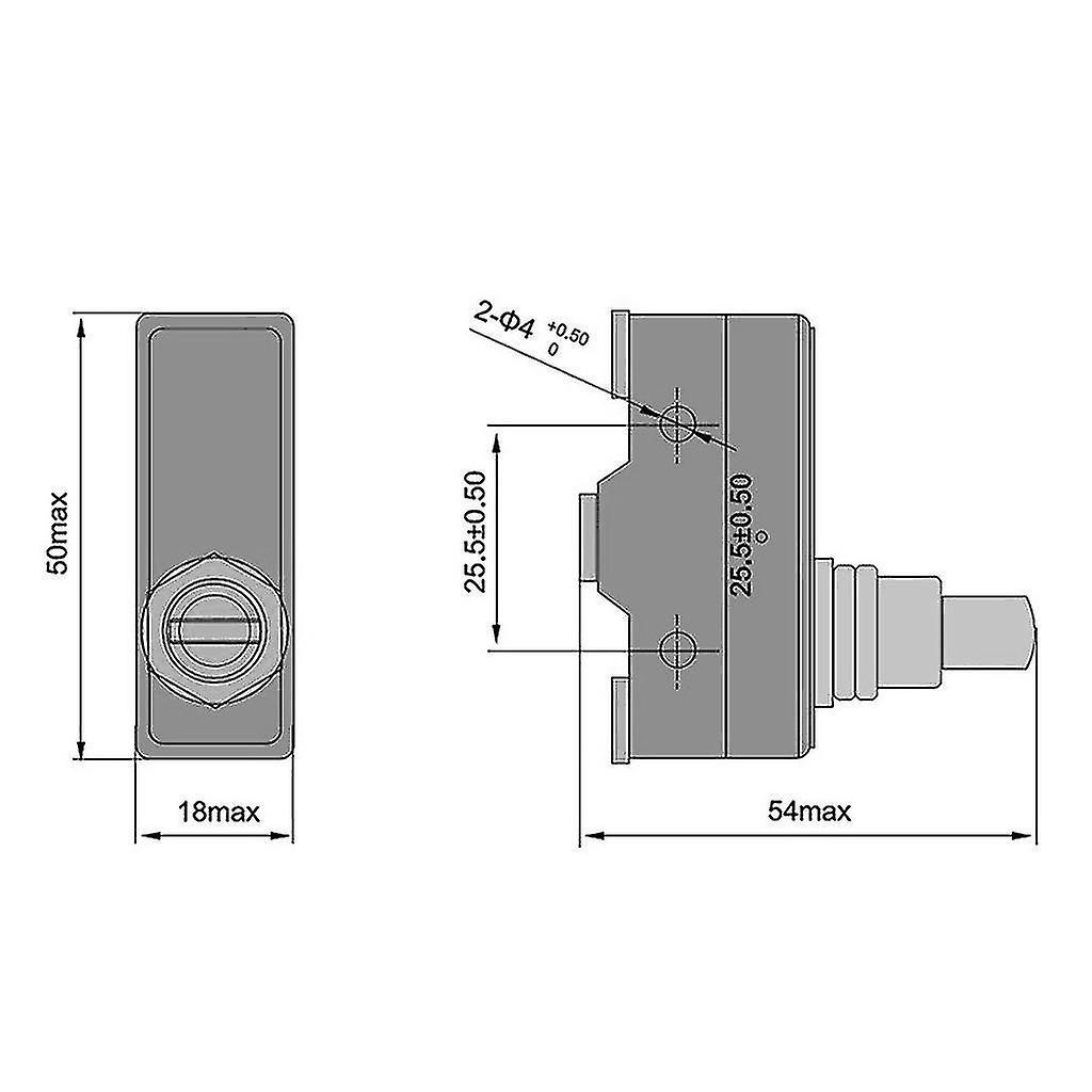 Lxw5-11m 3 Screw Terminals Panel Mount Roller Plunger Limit Switch 15a ...