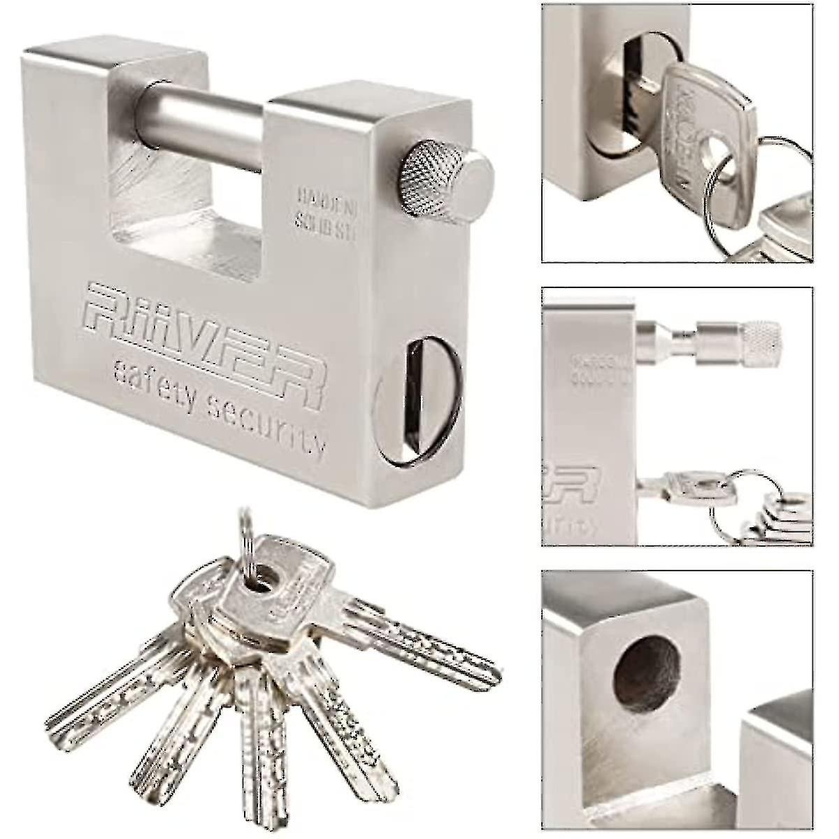 Allright 2pcs 104mm Padlock Heavy Duty Container Padlock High Security ...