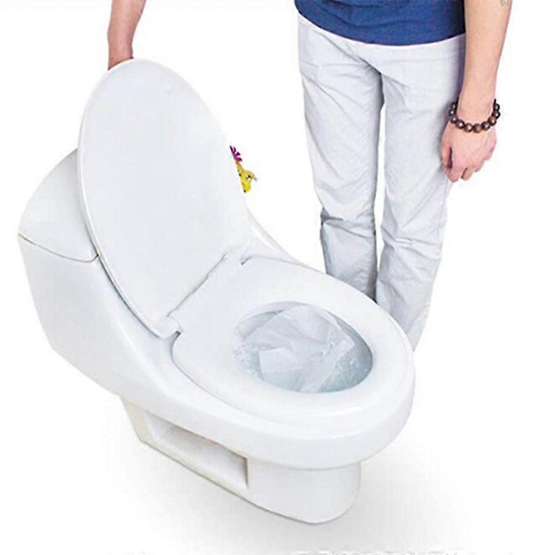 Hygienic Disposable Toilet Mat Wooden Saddle Pad Toilet Paste Paper ...