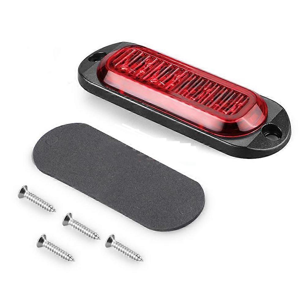 4pcs 12v-24v Led Side Marker Lights Warning Tail Light Auto Car ...