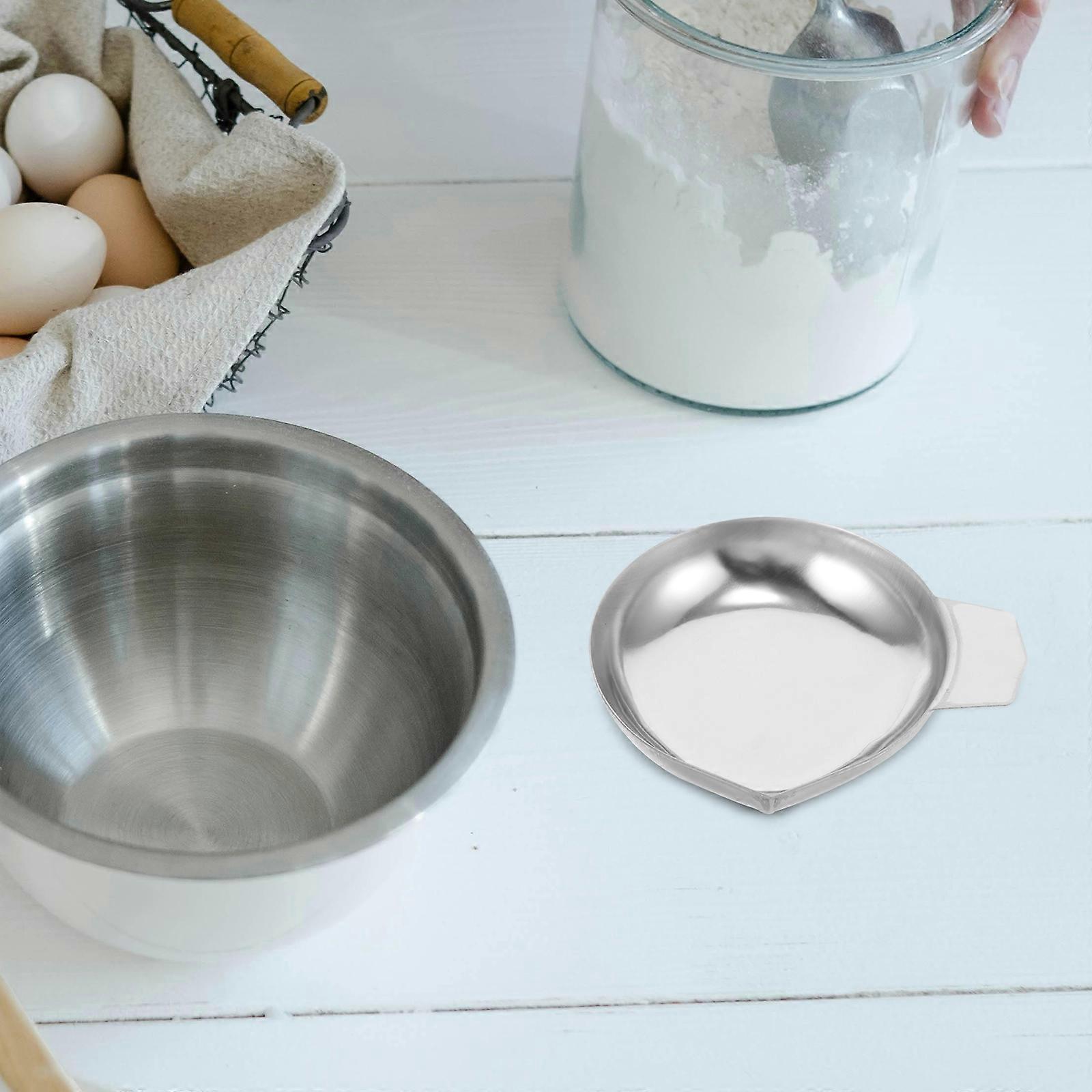 2pcs Scale Pan Stainless Steel Weighing Dish Weighing Pan Powder Scale ...