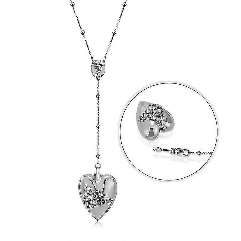 Lana Del Rey Necklace Heart with Spoon LDR Merch Snakes Chain Serpent ...