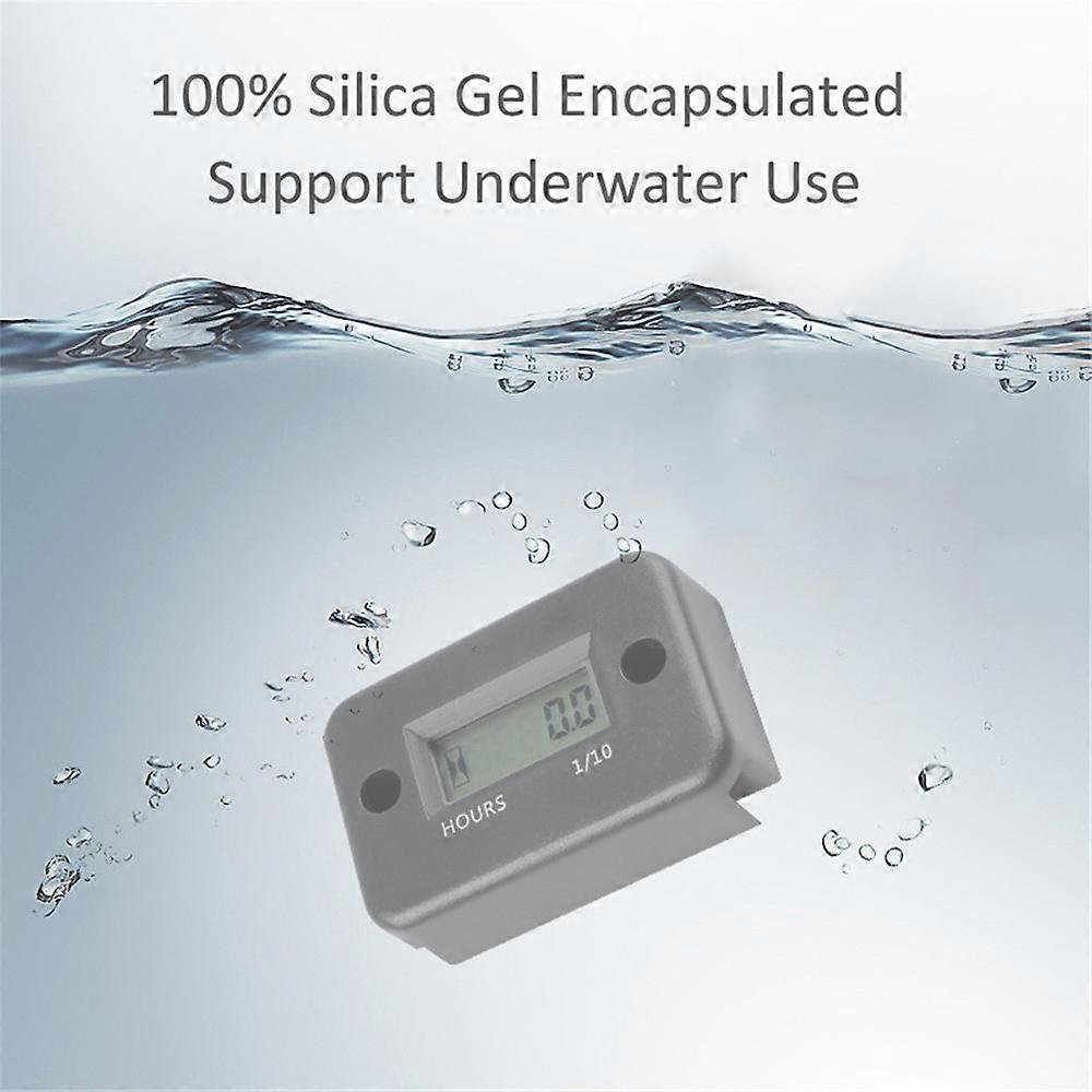 Digital Hour Meter LCD Counter For ATV Motorcycle Instruments Clocks ...