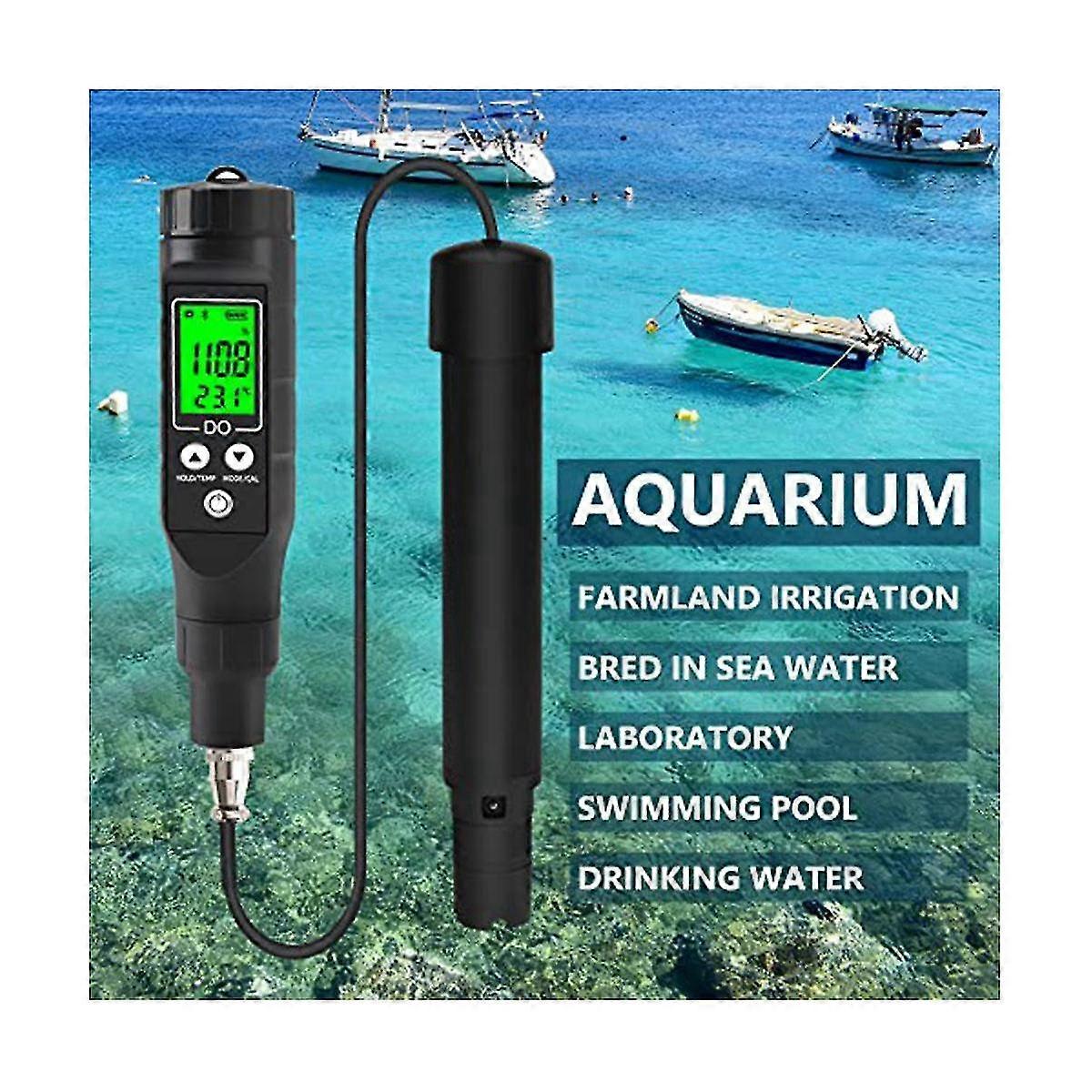 Smart Bluetooth Dissolved Oxygen Meter,portable 0.0-30mg/l Dissolved ...