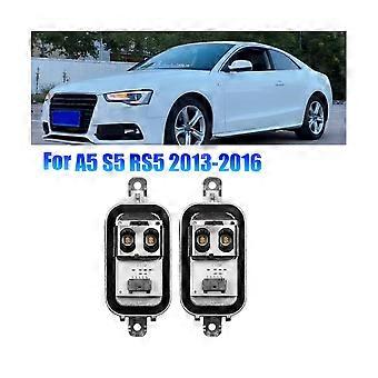 2Pcs Car Headlight LED Module 1305715178 for A5 S5 RS5 2013-2016 DRL ...