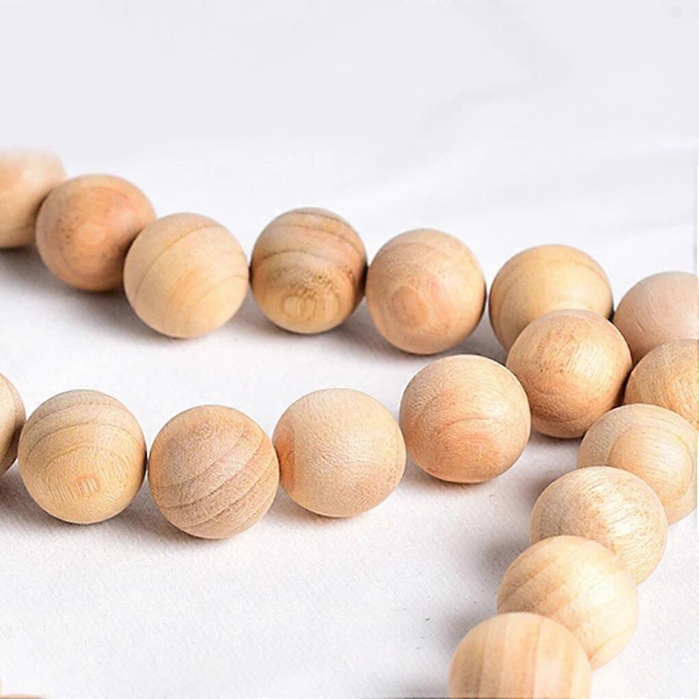 50PCS/Set Smell Cedar Moth Insect Repellent Round Balls Durable Wood ...
