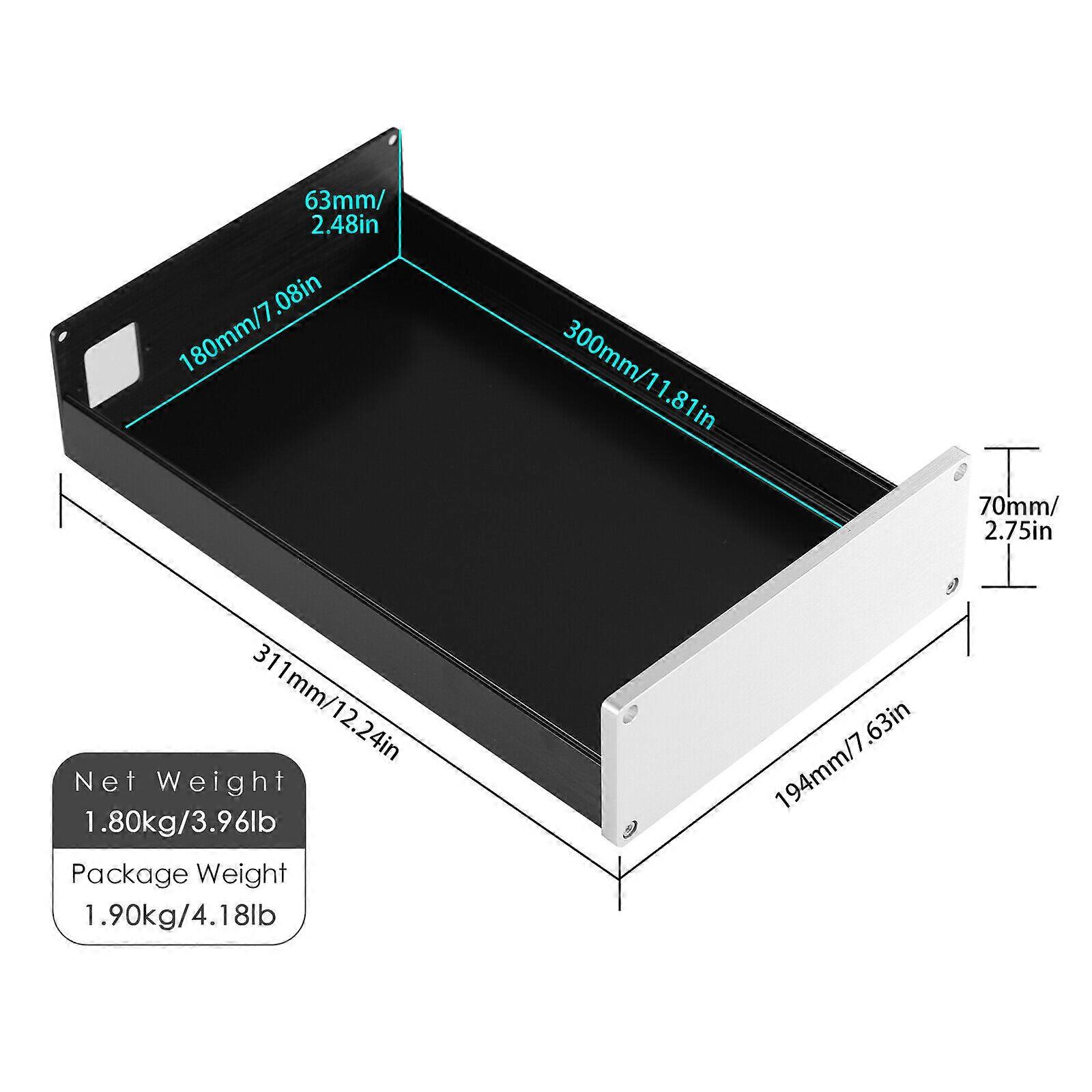 Amplifier Chassis DIY Amp Full Aluminum Enclosure Metal Box Case Yo ...