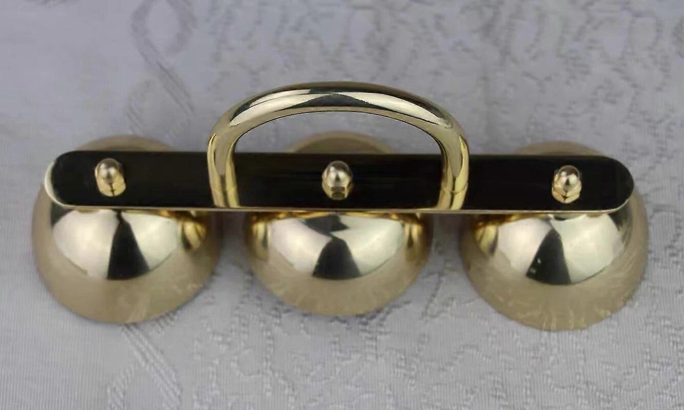 Catholic Relic Cross Ostensorium Holy Brass Bell Three Bronze Bell Ring ...