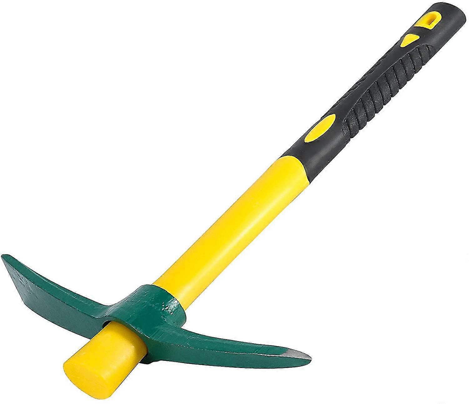 2 Pcs 15 Inch Pick Heavy Duty Mattock Hoe, Forged Weeding Pickaxe With ...