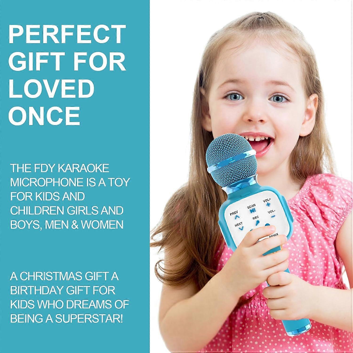 Wireless Microphone, Karaoke Microphone Speaker Singing Machine with ...