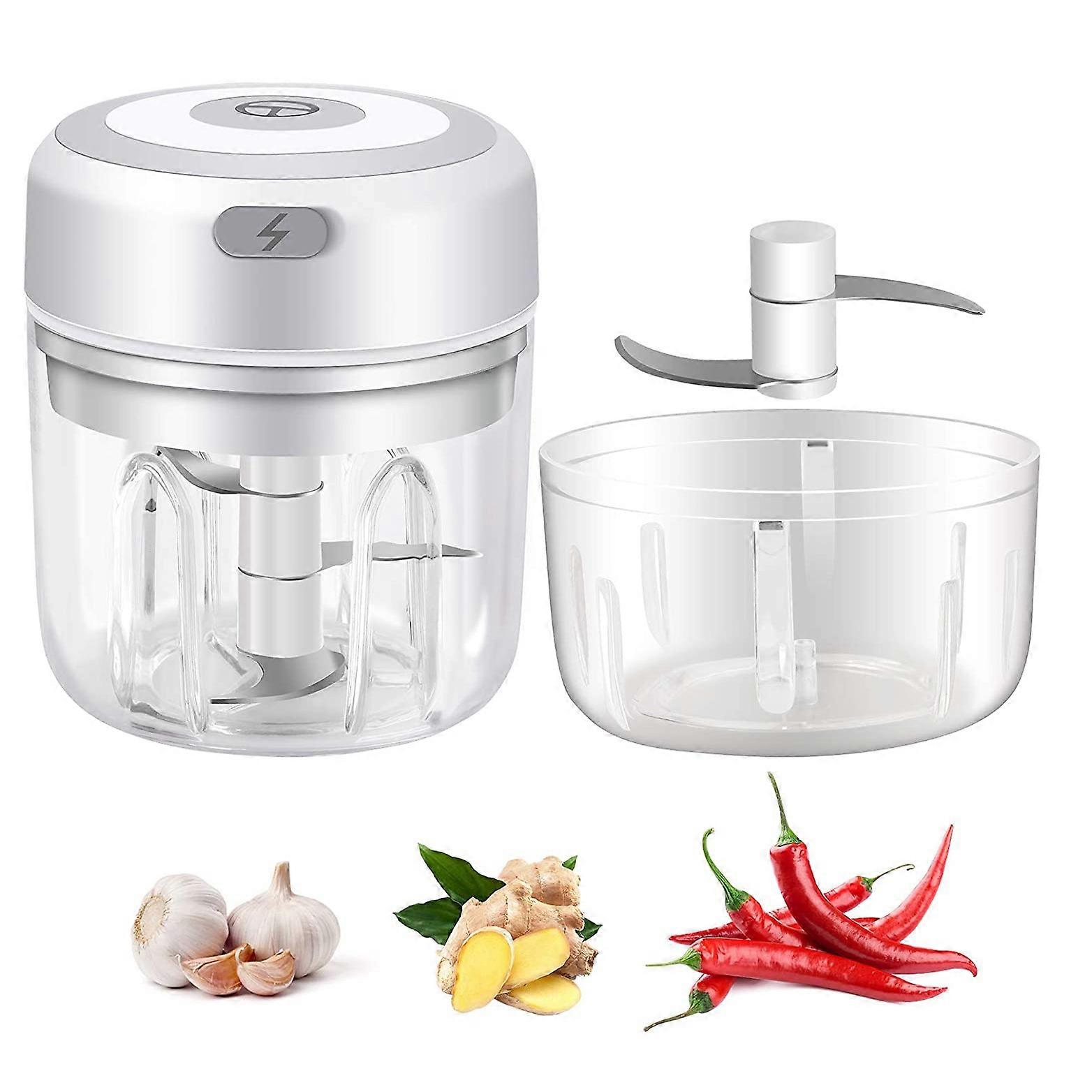 Electric Garlic Chopper Hand Chopper Wireless Mincer Portable Mini ...