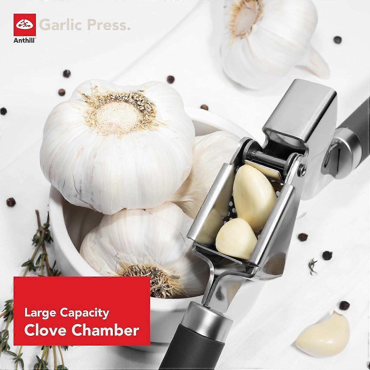 Premium Heavy Duty Garlic Press - Stainless Steel Rust proof Dishwasher ...