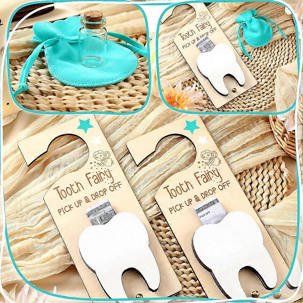 Tooth Fairys Door Hanger with Money Slot Door Hanging Pendant for Lost ...