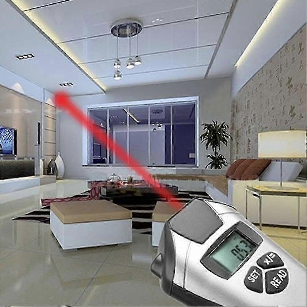 Electronic Tape Measure Laser Pointer Ultrasonic Distance Meter ...