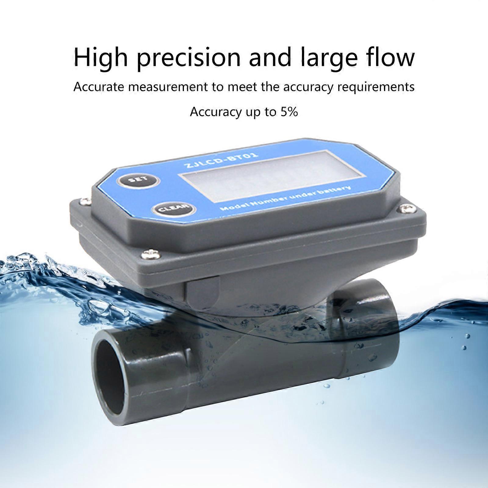Electronic LCD Display Flowmeter Suitable For Water And Fuels ...