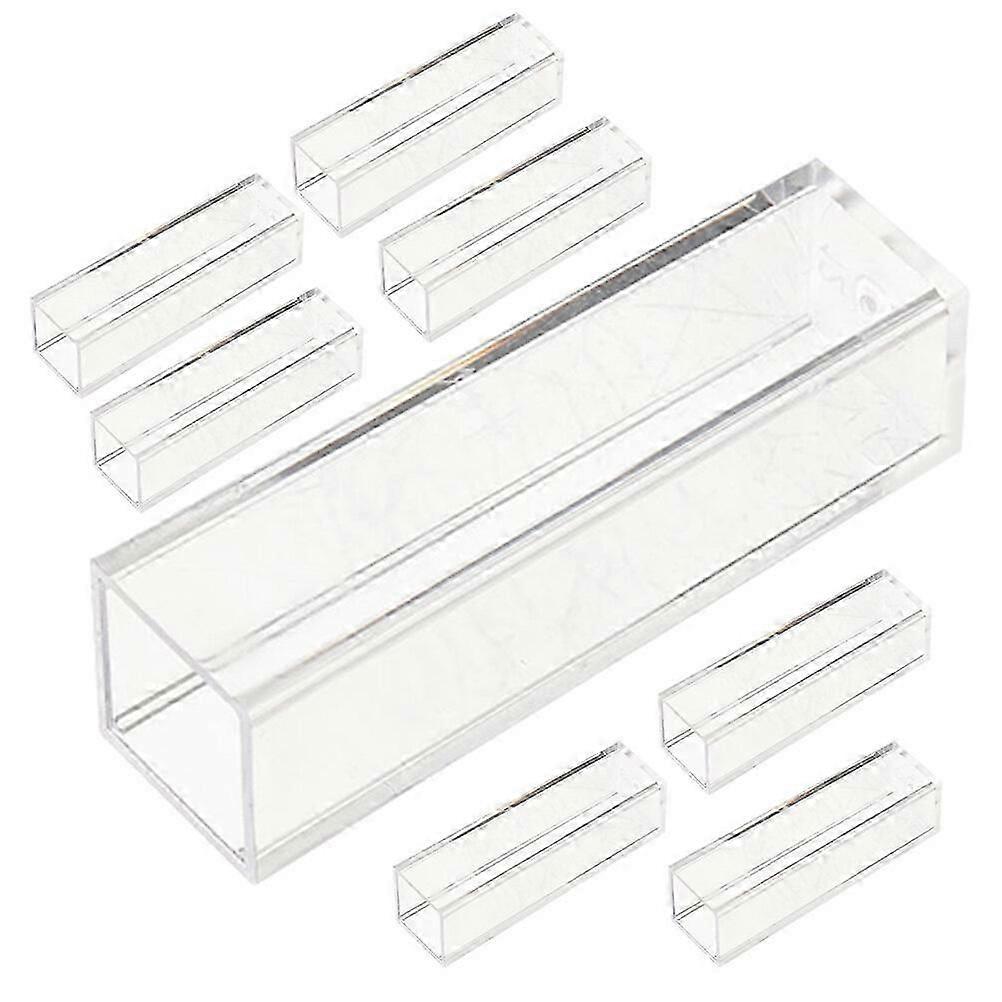 8 pcs Plastic Cuvettes Professional Cuvettes Transparent Cuvettes Mini ...