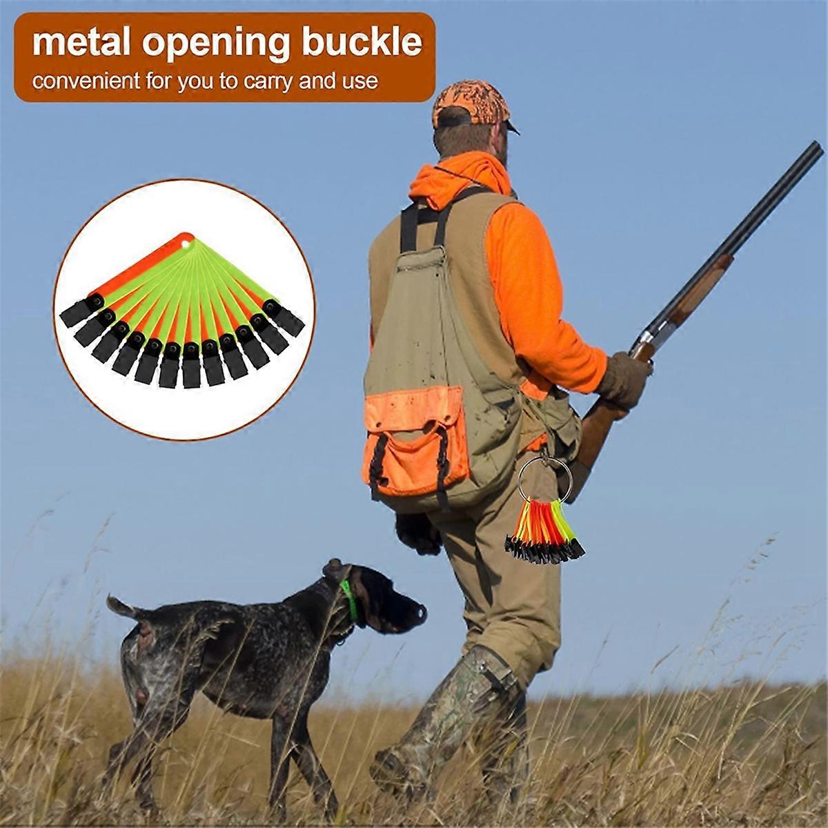 36pcs Reflective Trail Markers, High Visibility Trail Markers with Open ...
