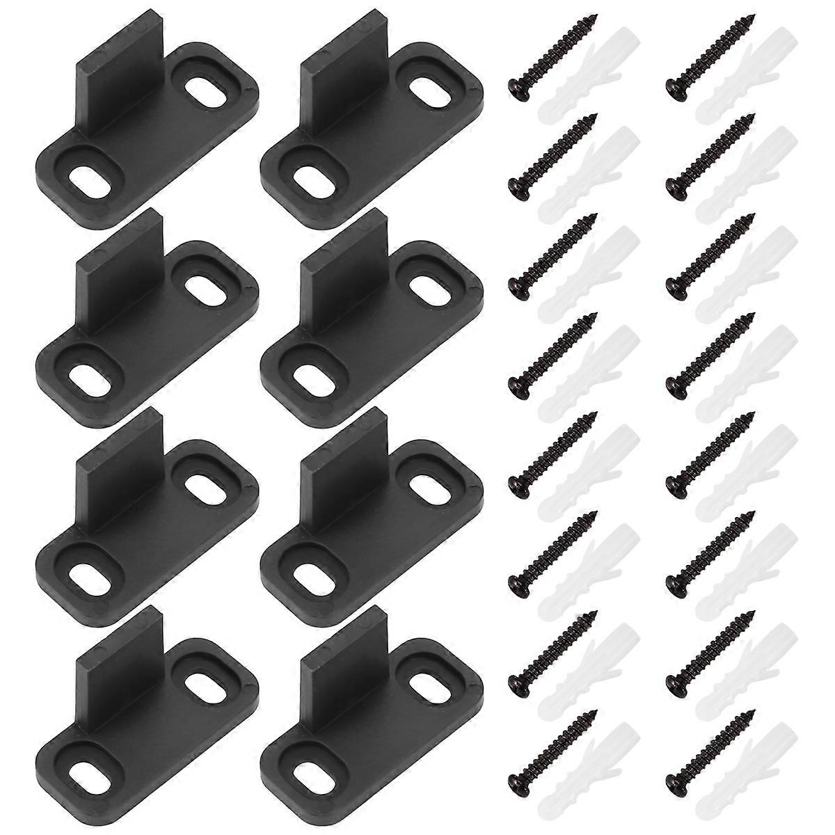 8 Pieces Sliding Barn Door Floor Guides Hardware Plastic Track Guide ...
