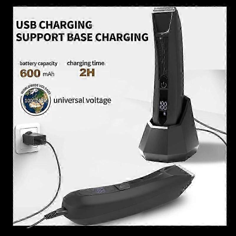 For W8KC Electric Balls Trimmer Intimate Shaver for Men Waterproof Wet ...