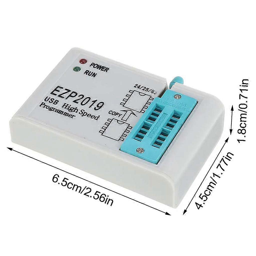 EZP2019+ High Speed USB SPI Programmer Set with 8 Sockets Support 24 25 93 EEPROM 25 Flash BIOS ...