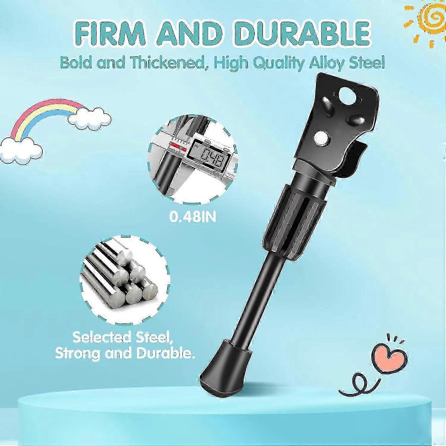 Kids Bike Kickstand For 12/14/16/18/20 Inch Wheel Children's Bicycle ...