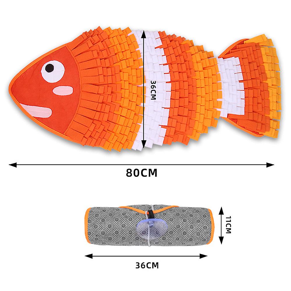 Snuffle Mat For Dogs,interactive Dog Feeding Mat Shaped Fish Pet Puzzle ...