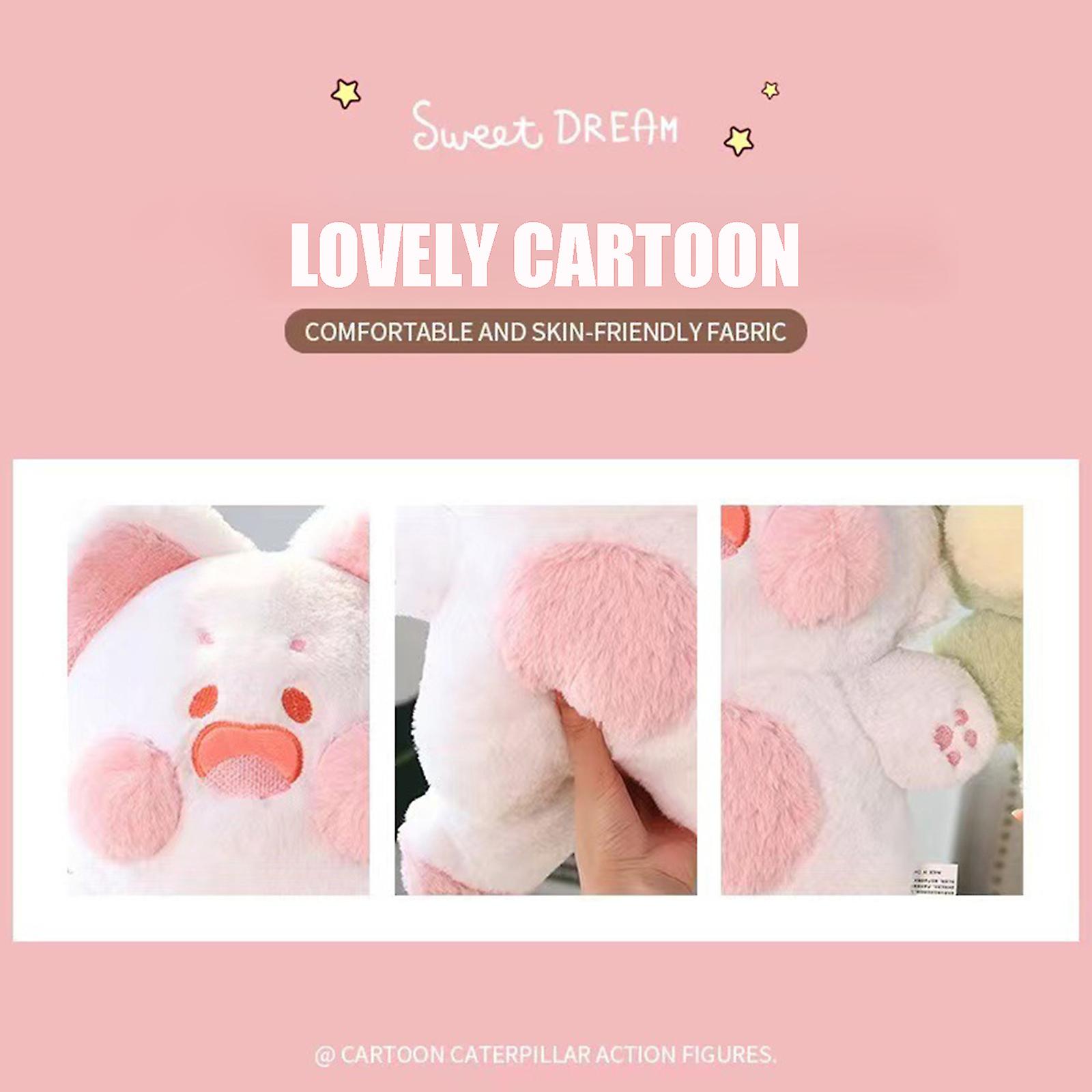 Cute DuDu Cat Plush Doll Fluffy Fox Stuffed Cartoon Toys Kawaii Kids ...